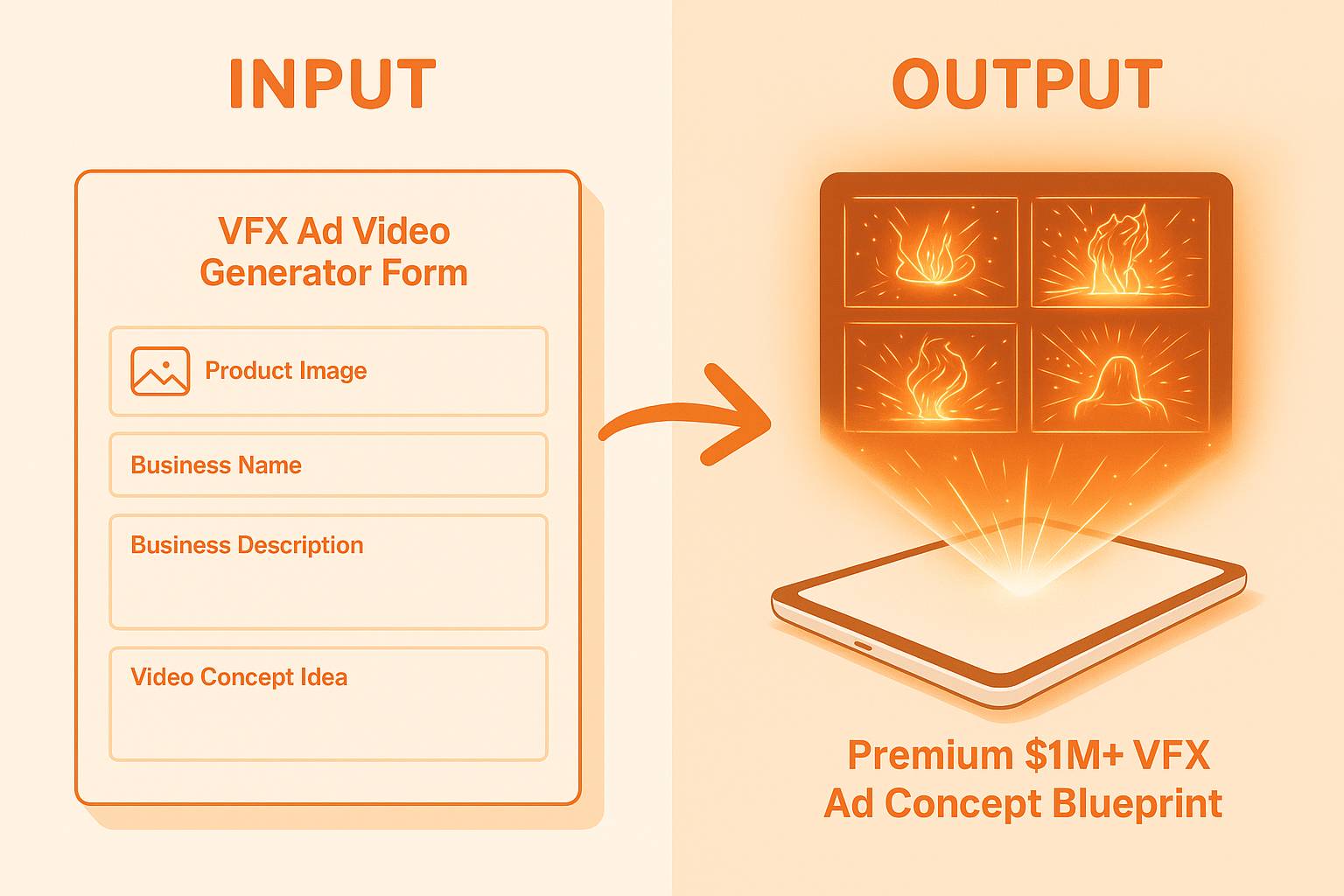 AI VFX Ad Video Generator Workflow – Cinematic Results | n8n